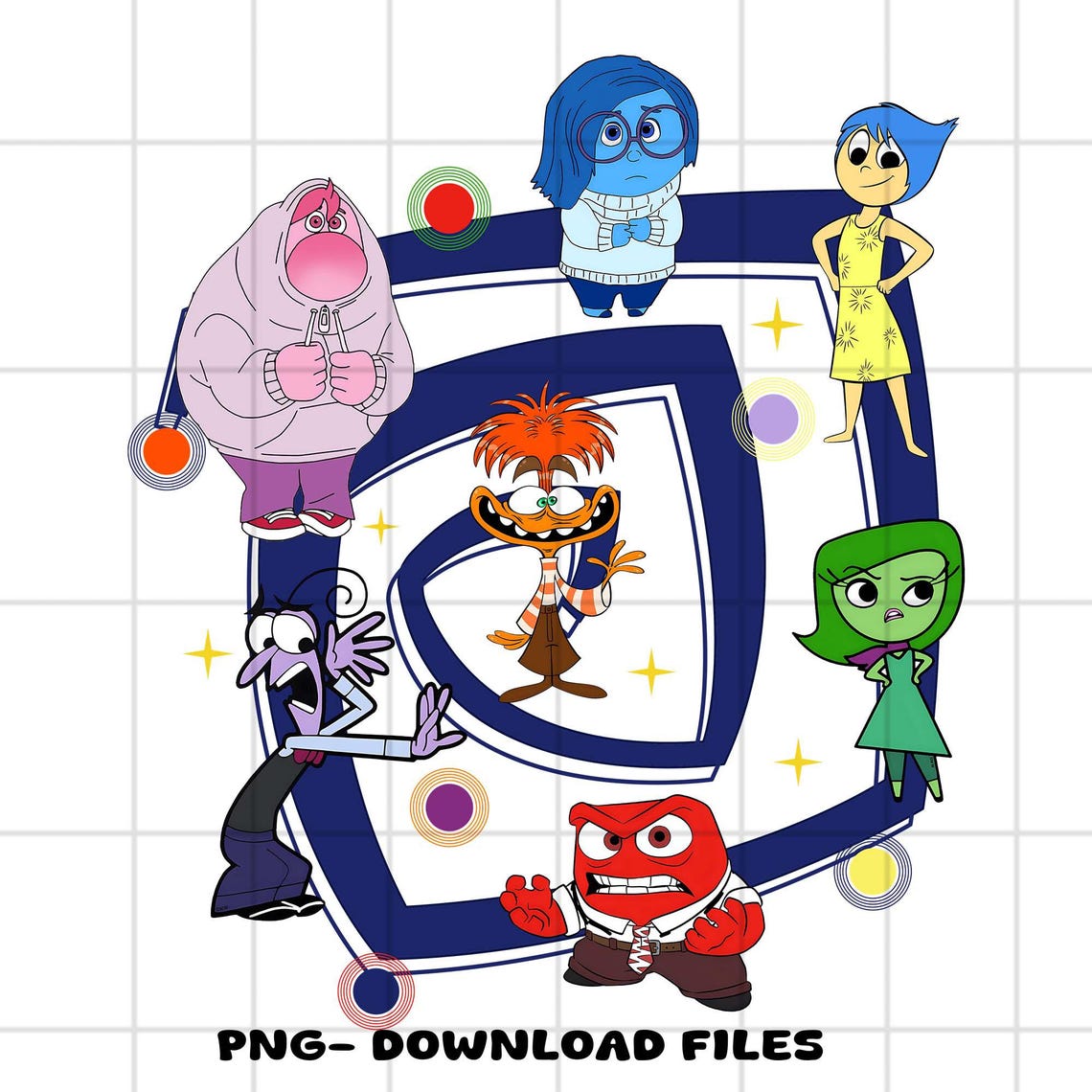 Inside Out 2 Png, Inside Out Movie, Inside Out Characters, Png File - Etsy