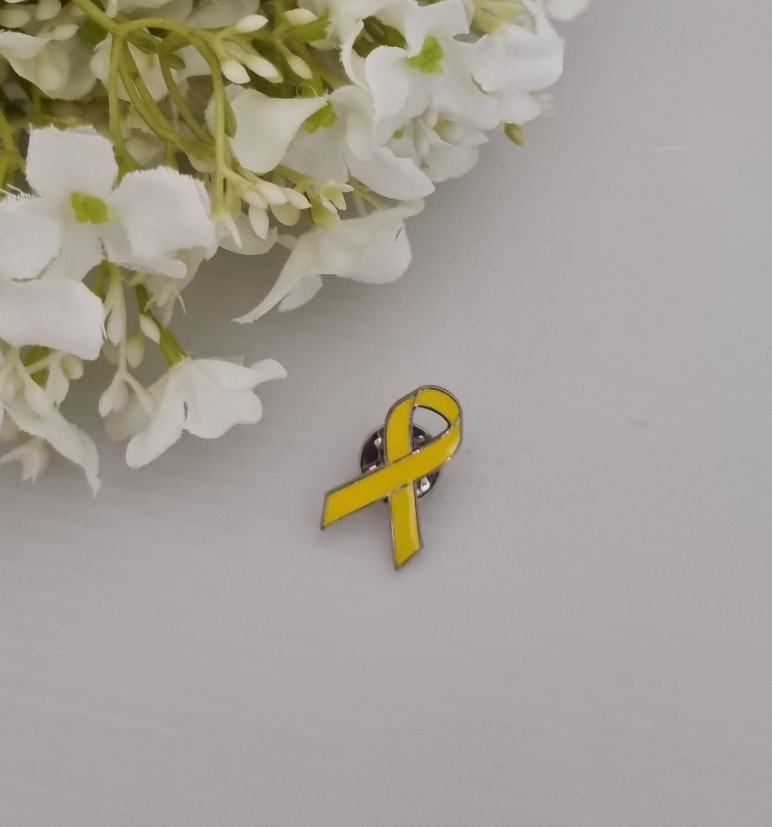 In Memory Bone Cancer Sarcoma Awareness Lapel Pin Badge. Nickel Plated ...