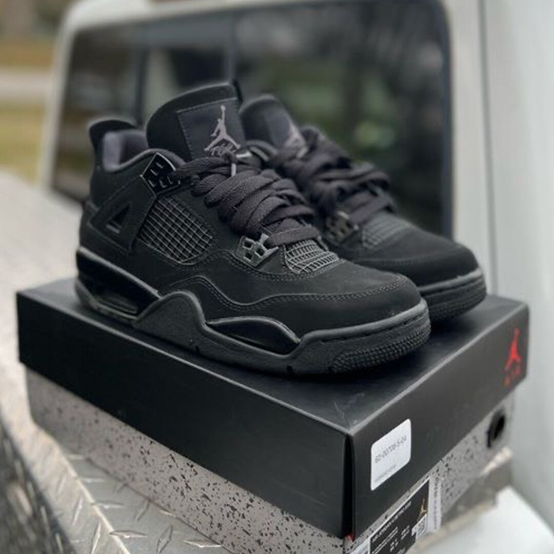 AJ 4 Black Cat 2020 Sneaker for Men, Women - Etsy