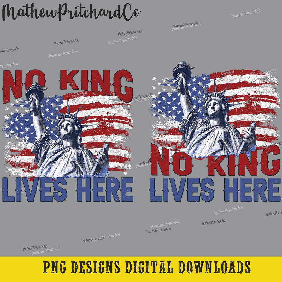 No Kings Live Here Png Svg, Anti-trump Png, Maxwell Frost Trump Speech ...