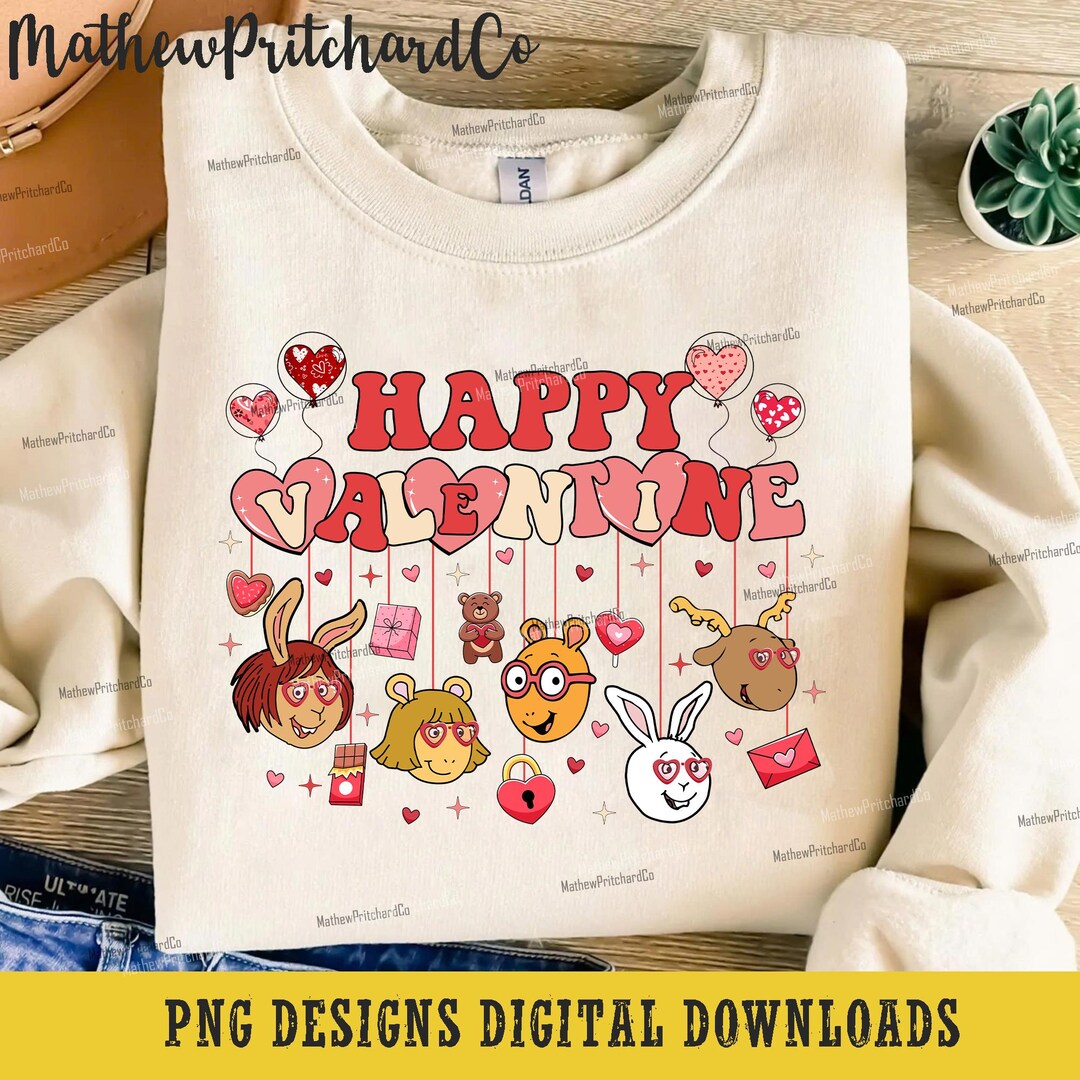 Happy Valentine Arthur TV Show Png, Funny Arthur Png, DW Holiday Png ...