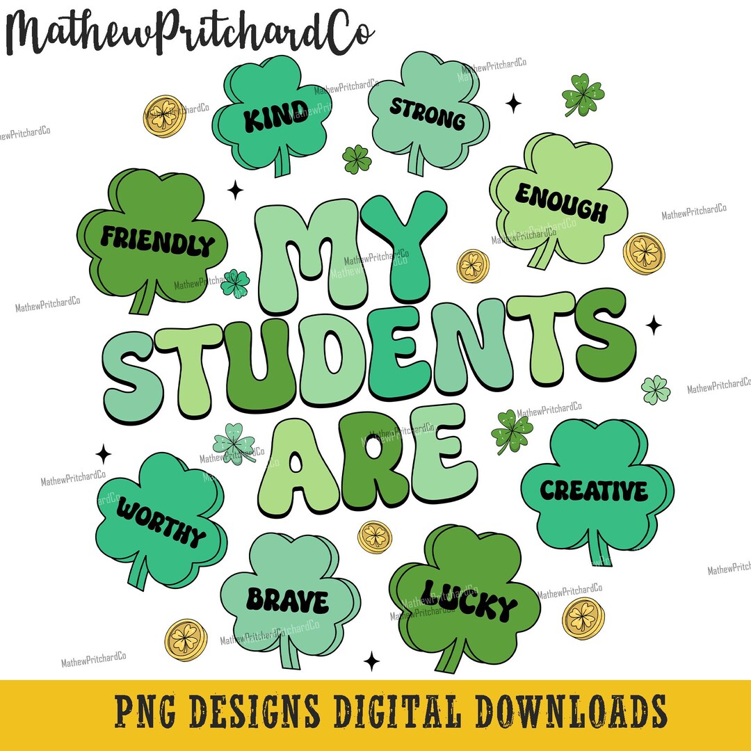 My Students Are Techer St Patricks Png, Teacher Patrick Day, Lucky ...