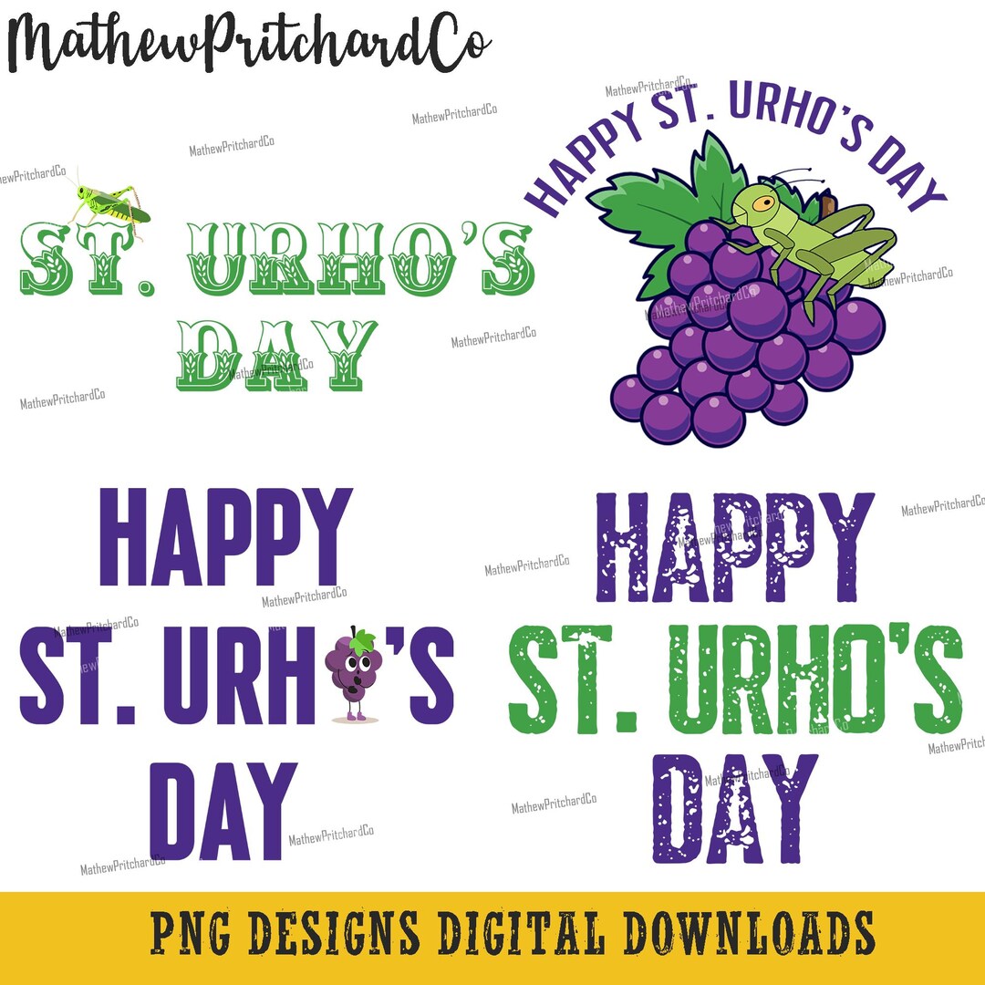 4+ Happy St. Urho's Day Png Bundle, Celebrate the Legend of St. Urho ...