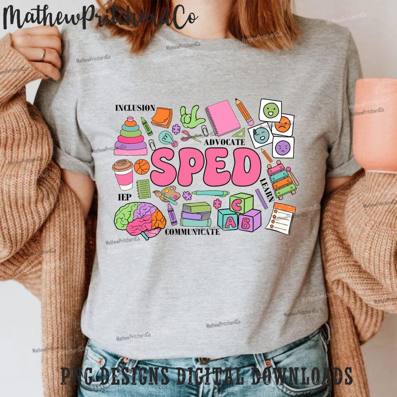 Sped Teacher Png, Special Education Png, Sped Squad, Gift for Teacher ...