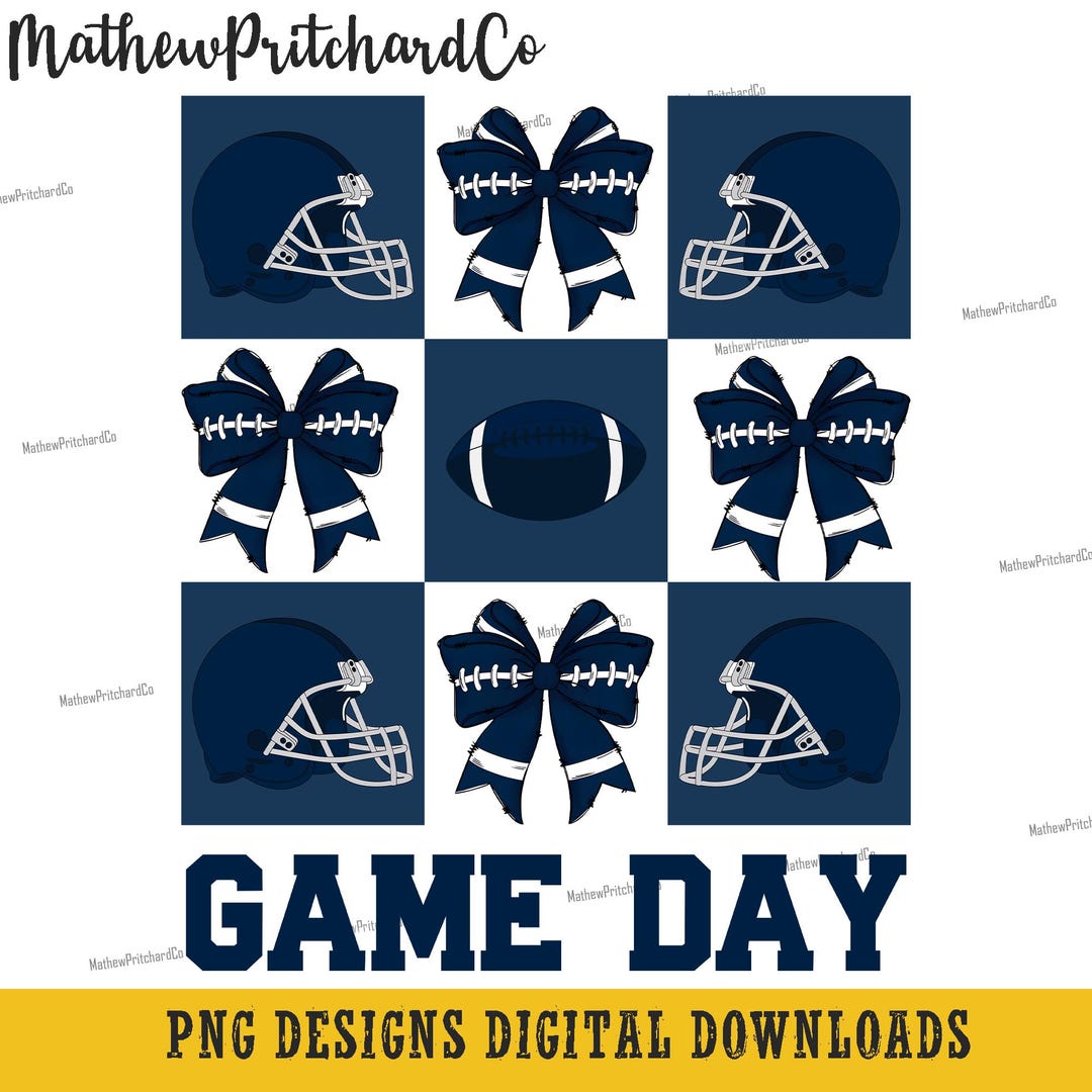 Checkered American Football Png, Checkered Football Png, Football Bow ...
