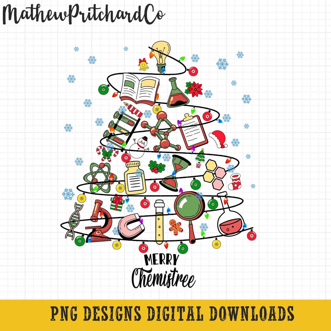 Teacher Christmas Png, Merry Christmas Science Teacher, Christmas ...