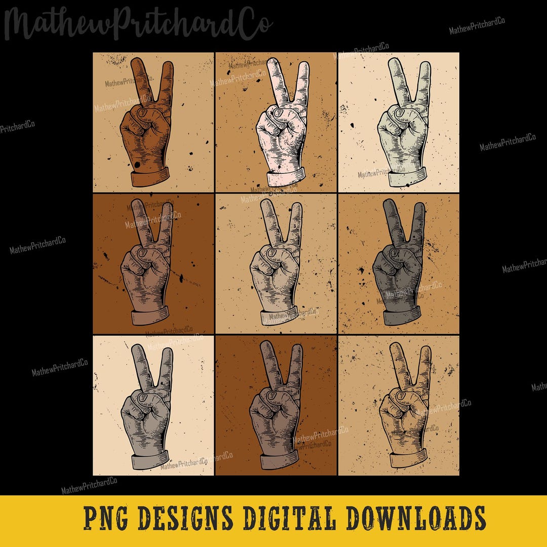 Peace Sign Black History Month Png, Sign Language Png, Black History ...