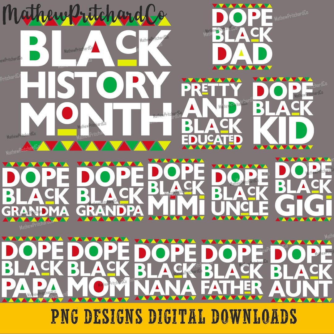 15+ Black History Month Png Bundle, Juneteenth Png Bundle, Black People ...