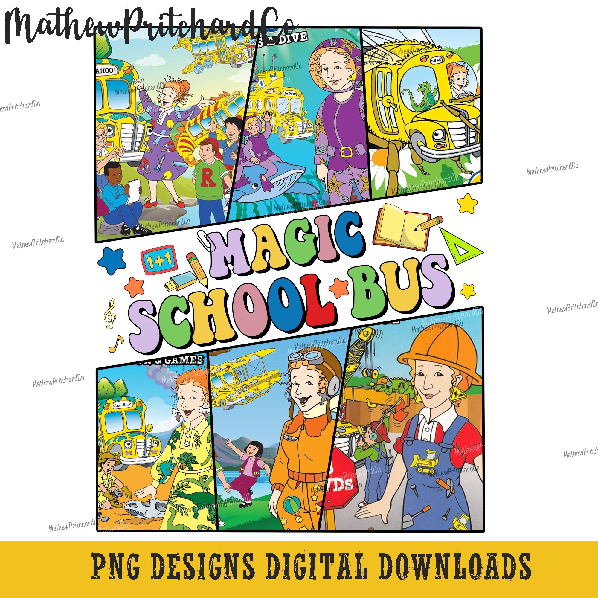 The Magic School Bus Png, Ms Frizzle Back to School, Children's Book ...