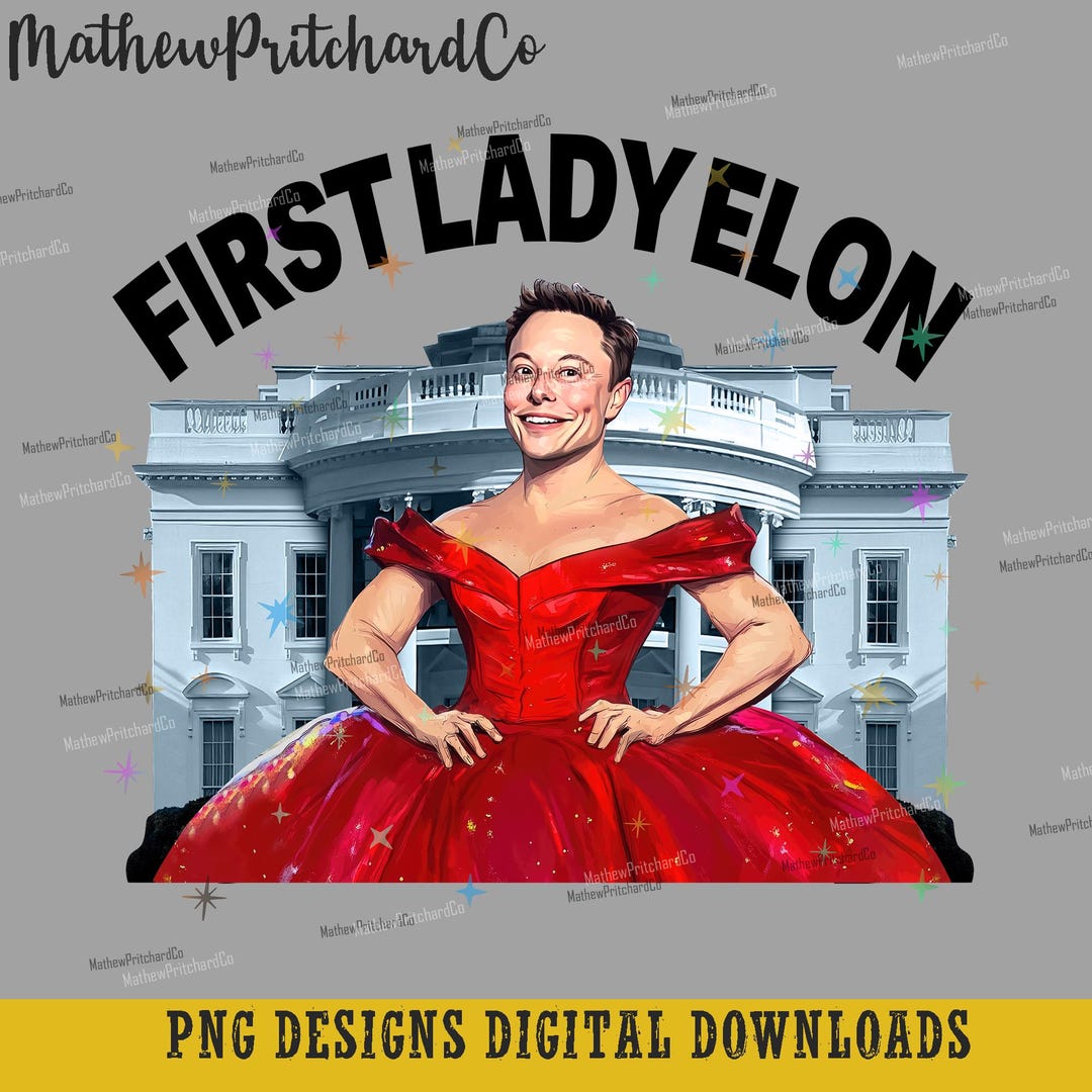 First Lady Elon Anti Trump Png, Anti Trump Png, Anti Elon Png, Tax the ...