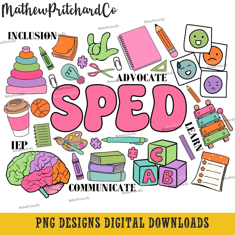 Sped Teacher Png, Special Education Png, Sped Squad, Gift for Teacher ...