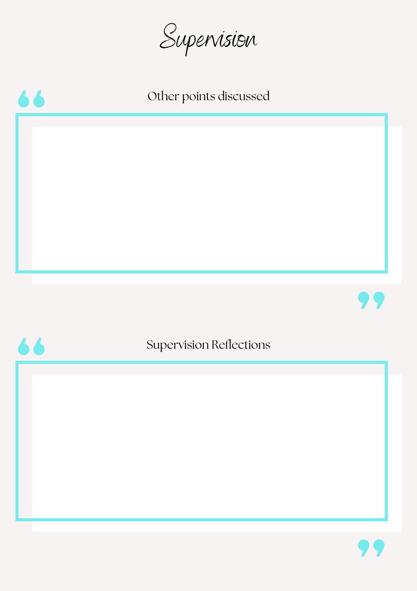 Clinical Supervision Tracker Log Reflection Guide Dclinpsy Assistant ...
