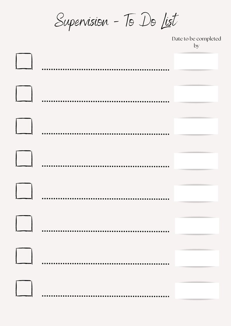 Clinical Supervision Tracker Log Reflection Guide Dclinpsy Assistant ...