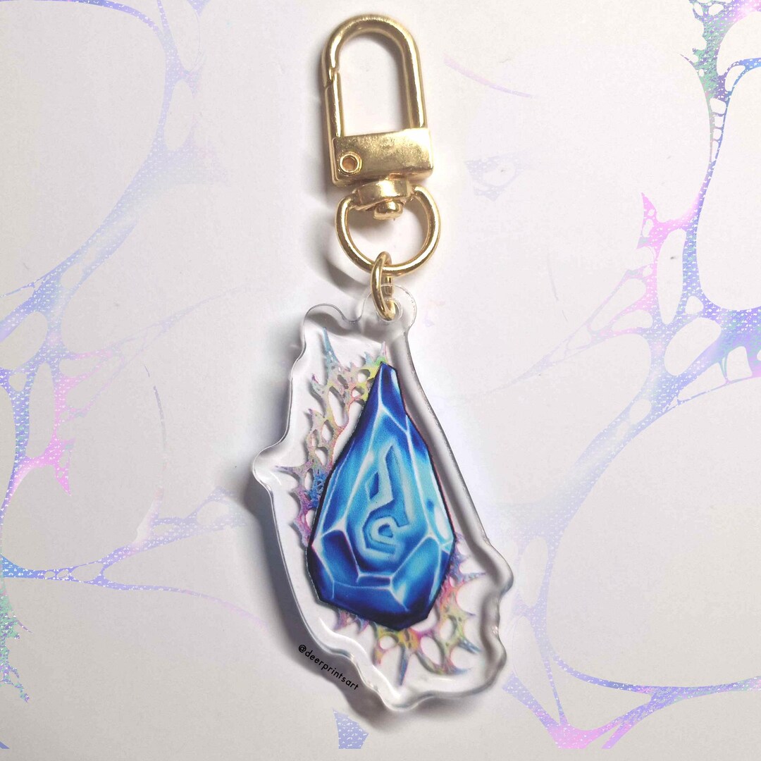 Arcane Acceleration Rune Inspired Keychain - Etsy