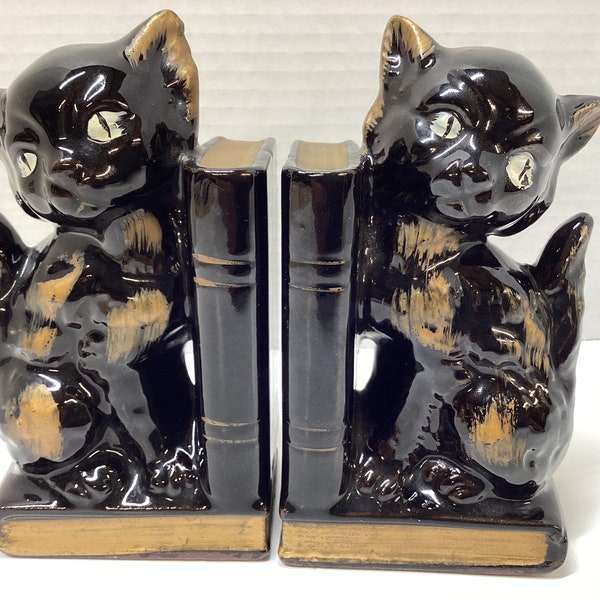 Cat Bookends - Etsy