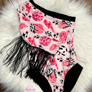 Western Diva One Shoulder Fringed Leotard/baby Girl Leotard/one ...