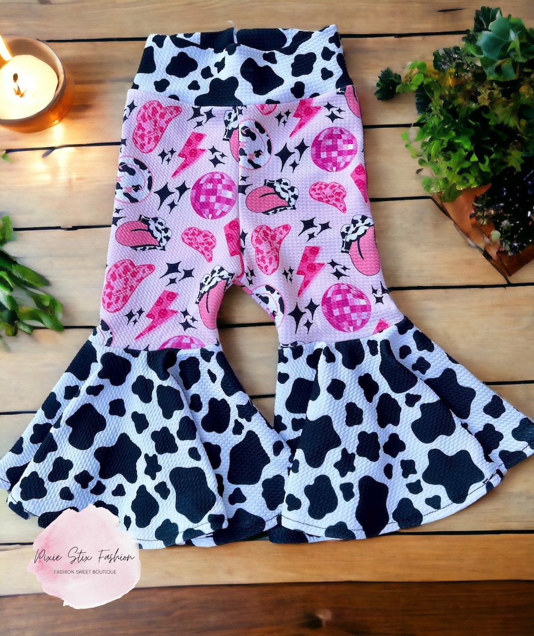 Western Diva Bell Bottoms/baby Bell Bottoms/western Disco Bell Bottoms ...