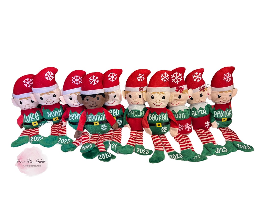 Personalized Christmas Elves/christmas Elf/plush Christmas Elf/elves ...