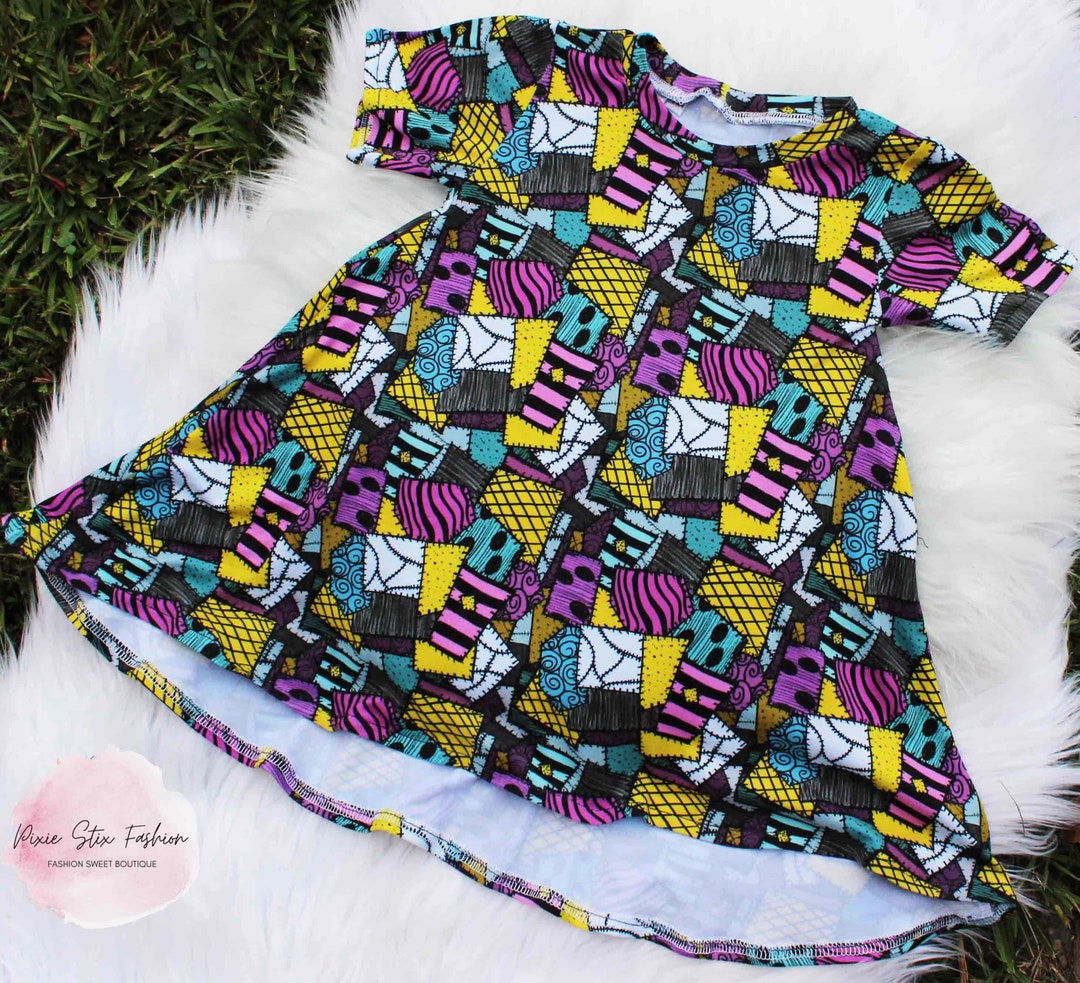Baby Girl Sally Patches Dress/halloween Dress/patchwork Dress - Etsy