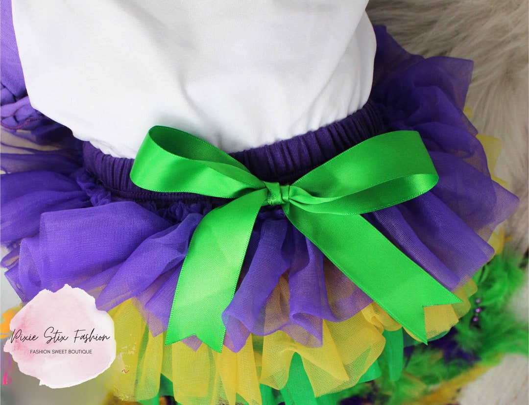 Mardi Gras Bloomers, Chiffon Ruffle Bloomers, Ruffle Bloomers, Mardi ...
