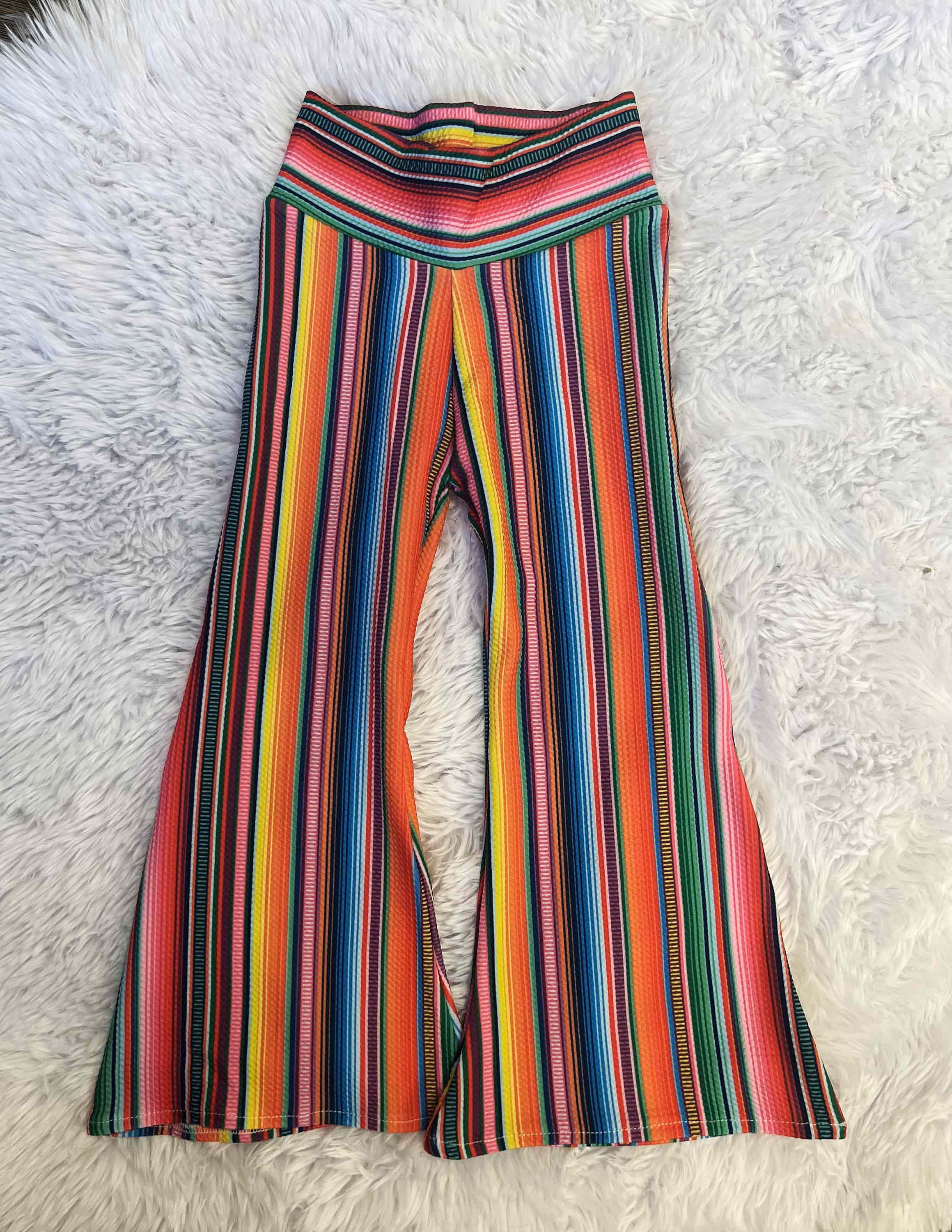 Serape Bell Bottoms/baby Girl Bell Bottoms/toddler Bell Bottoms/mexican ...