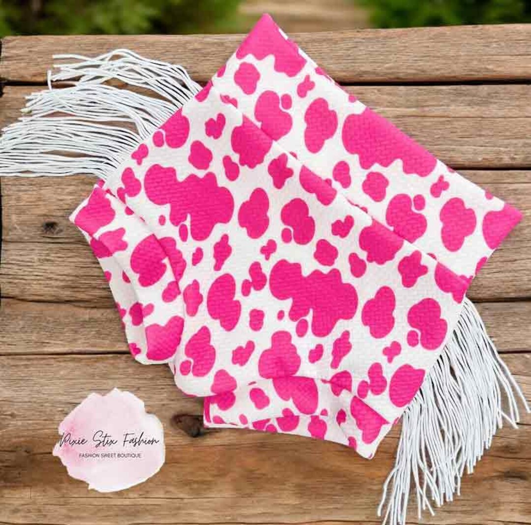 Hot Pink Cow Bummies/fringed Baby Bummies/ Baby Girl Western Outfit ...