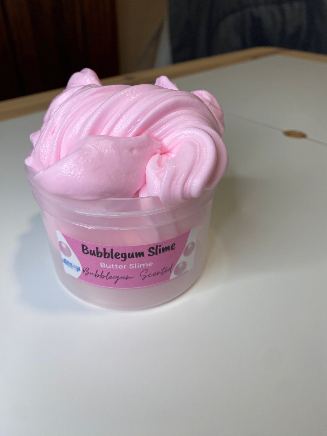 Bubblegum Slime Bright Pink Butter Slime Scented Like Etsy