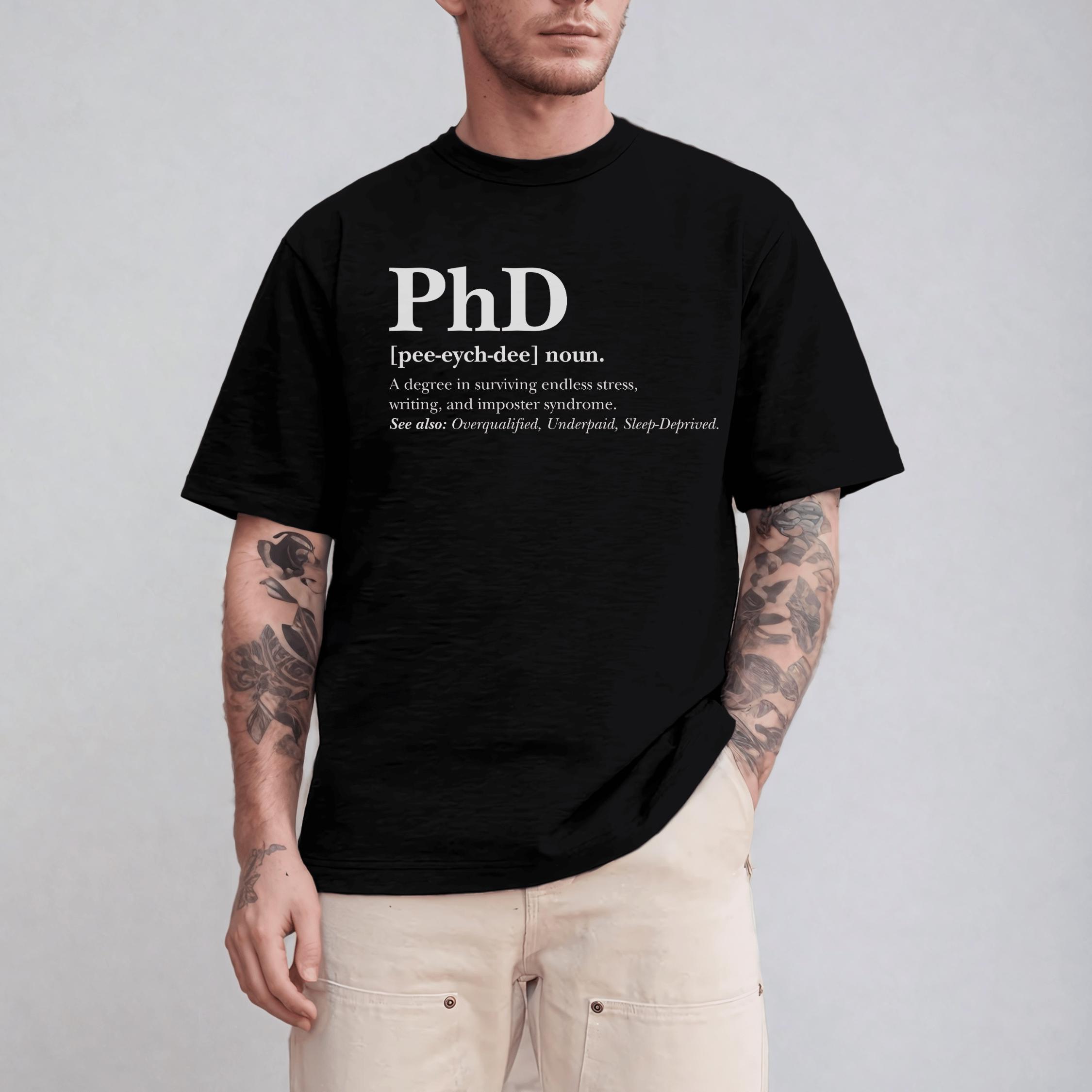 Phd Graduation Gift, Scientific Research Gift, Phd Scientist T-shirt ...