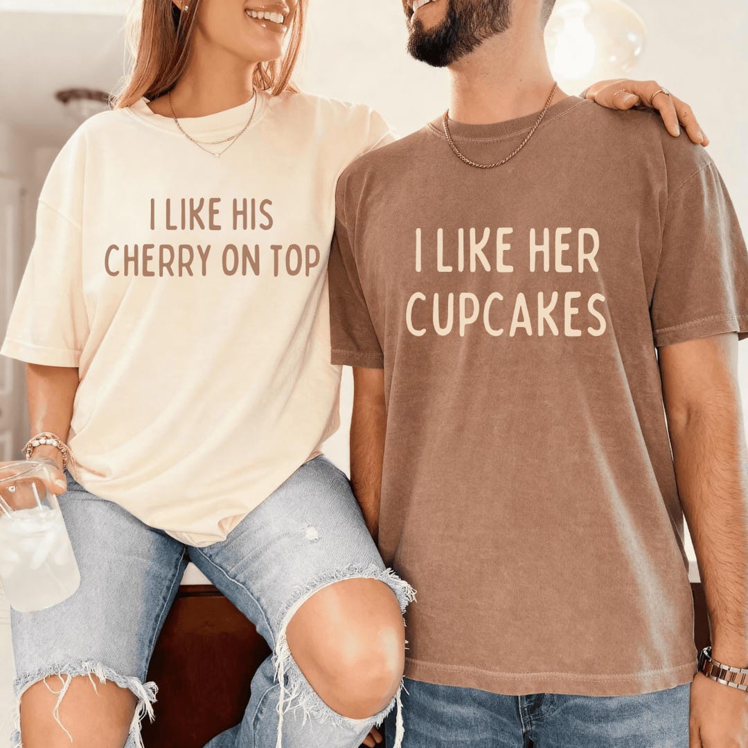 Funny Inappropriate Couple Shirts, Naughty Matching Valentine Tee ...
