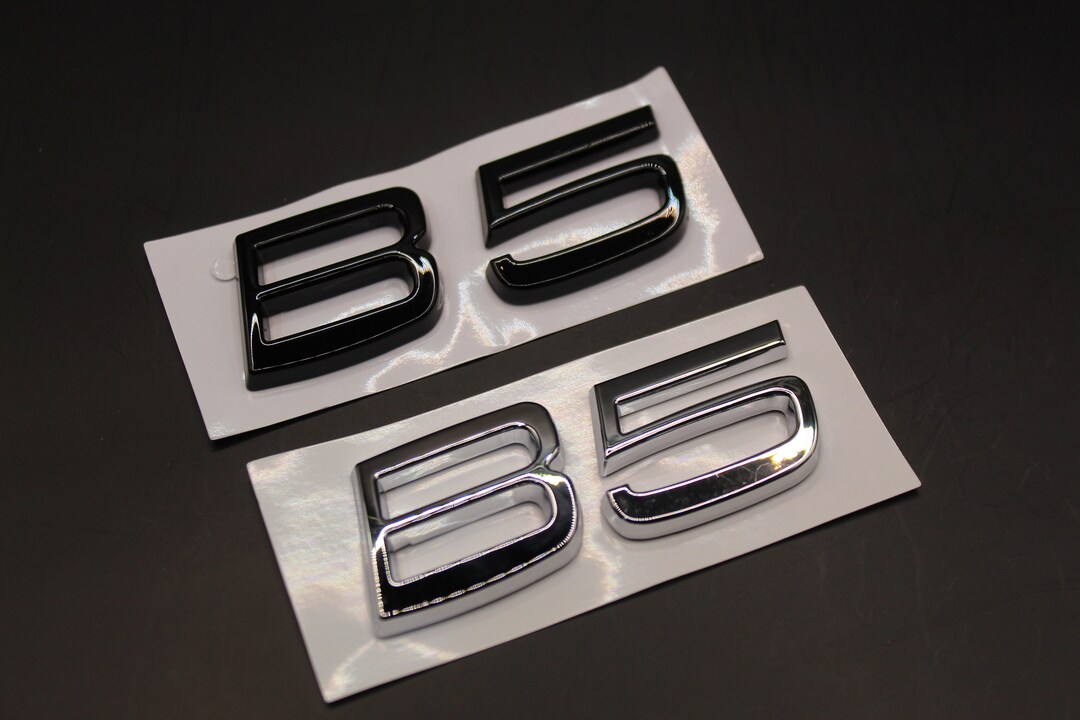 Chrome Silver Gloss Black B5 Rear Boot Badge for Volvo - Etsy