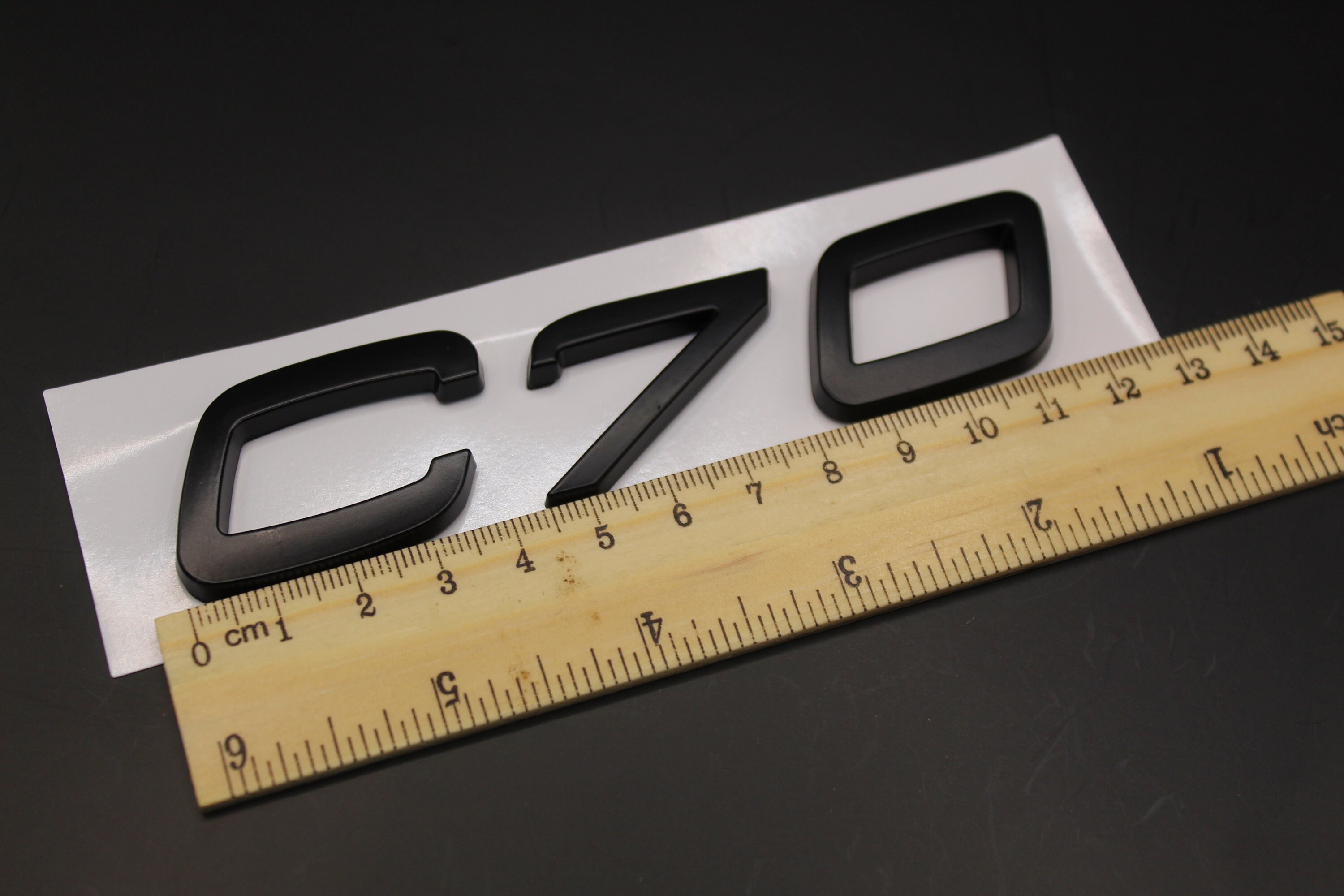 Matte Black C70 Rear Boot Badge for Volvo - Etsy