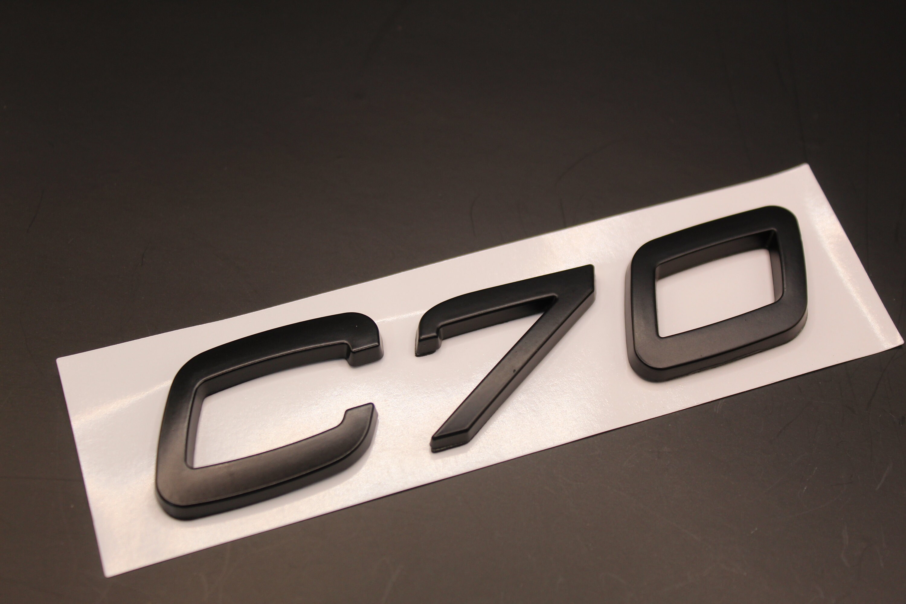 Matte Black C70 Rear Boot Badge for Volvo - Etsy
