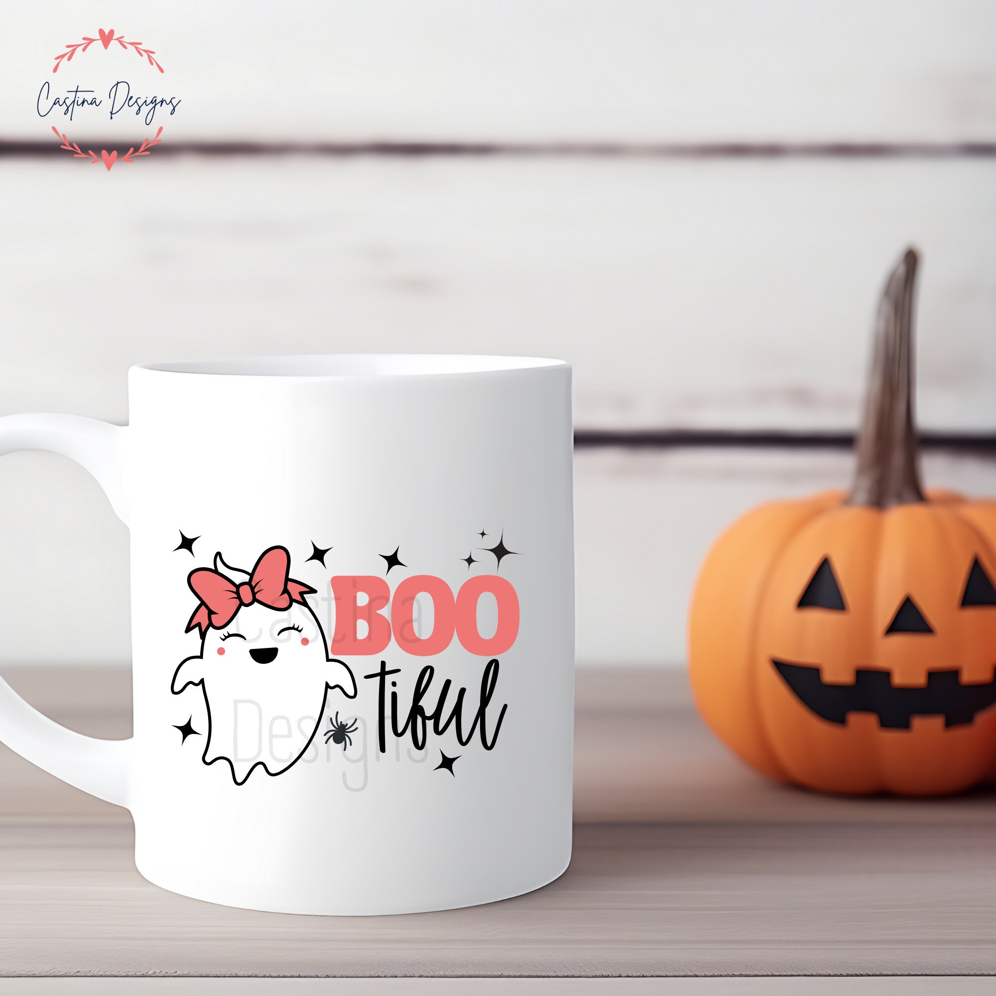 Cute Ghost SVG, Bootiful SVG, Boo PNG, Halloween Ghost, Girl Halloween ...