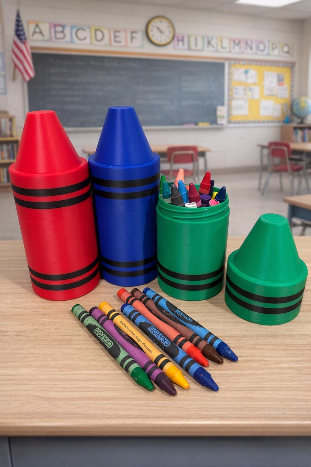 Crayon Case/holder (holds 24 Crayons) - Etsy