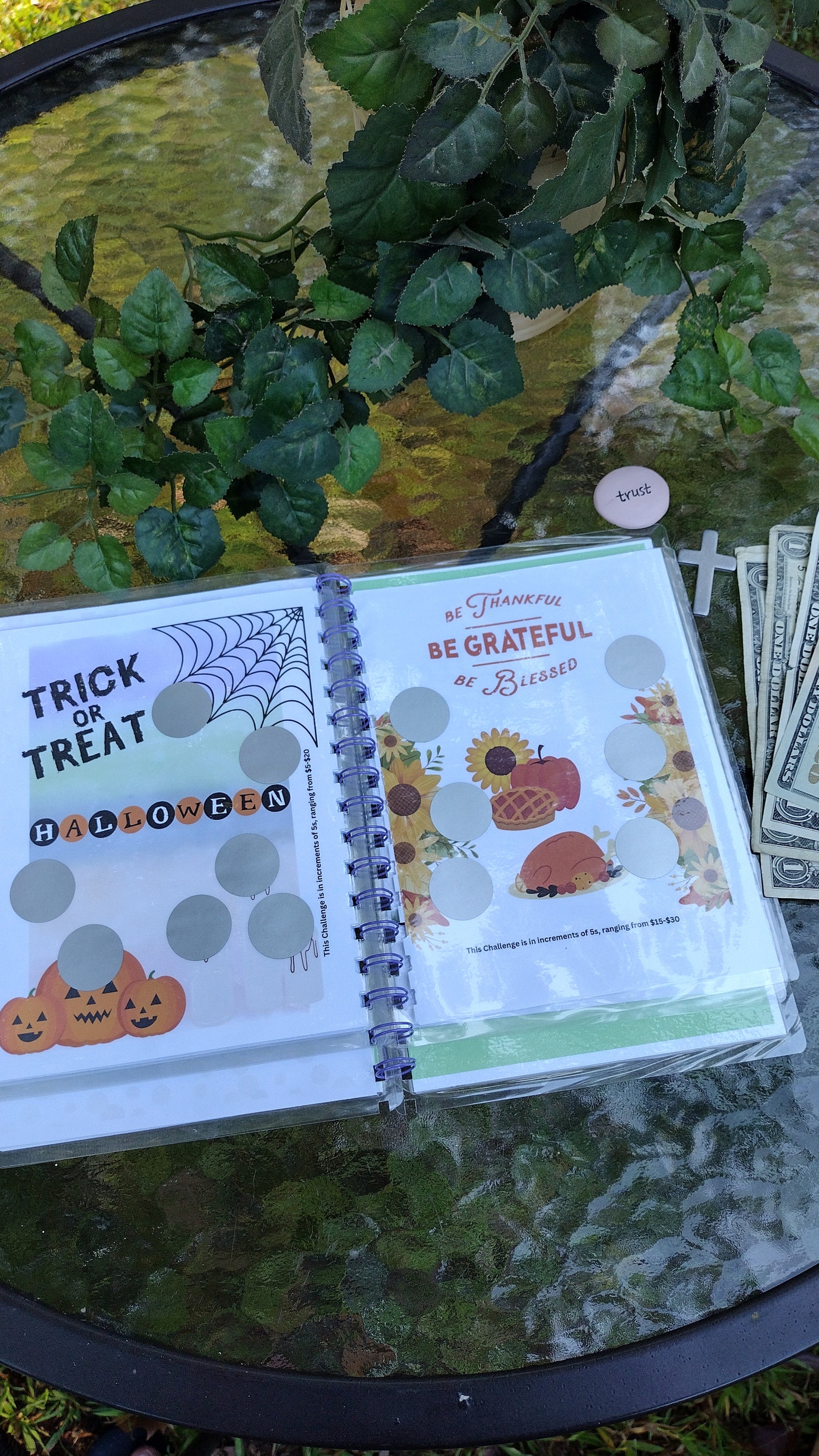 Scratch and Save Challenge Envelope Book, Handmade, Savings Challenges ...