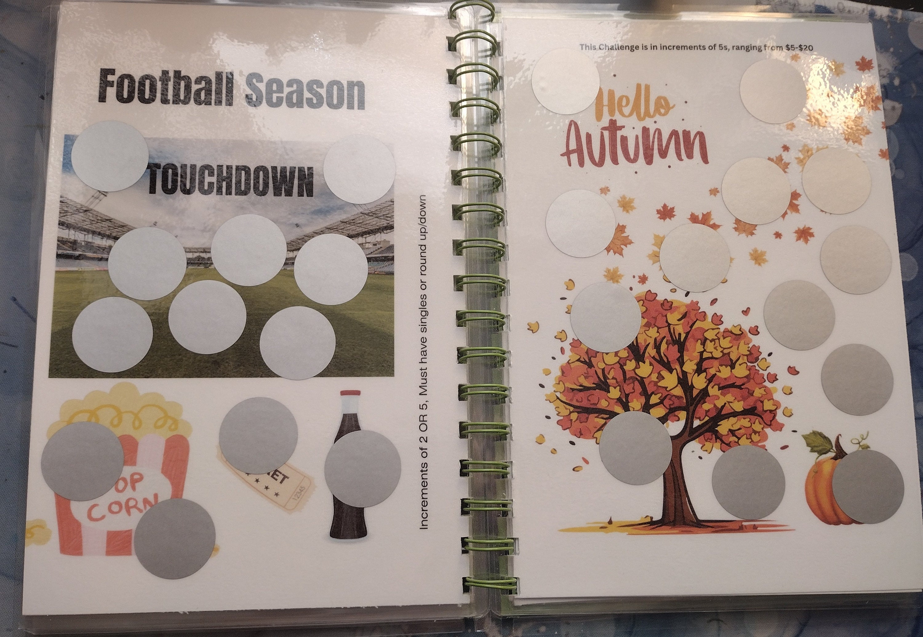 Scratch and Save Challenge Envelope Book, Handmade, Savings Challenges ...