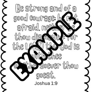 Printable Color and Save Bible Verse, Faith Based, Savings Challenge ...