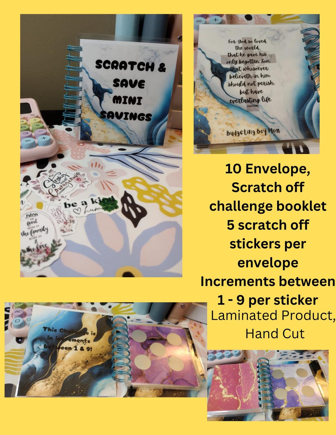 Mini Scratch and Save Mystery Envelope Challenge - Etsy