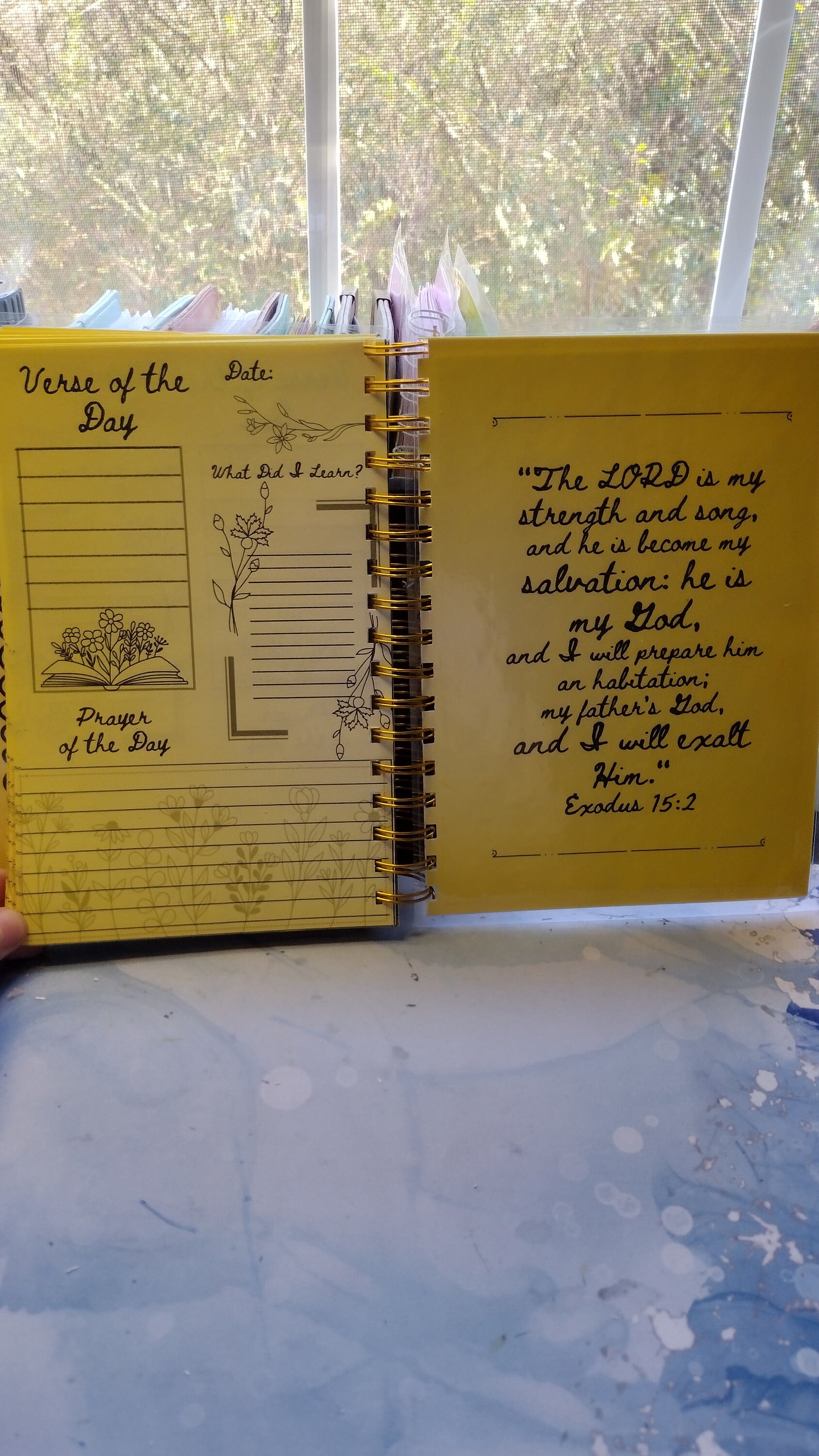Daily Bible Verse Study Book, Homemade, Faith Based - Etsy