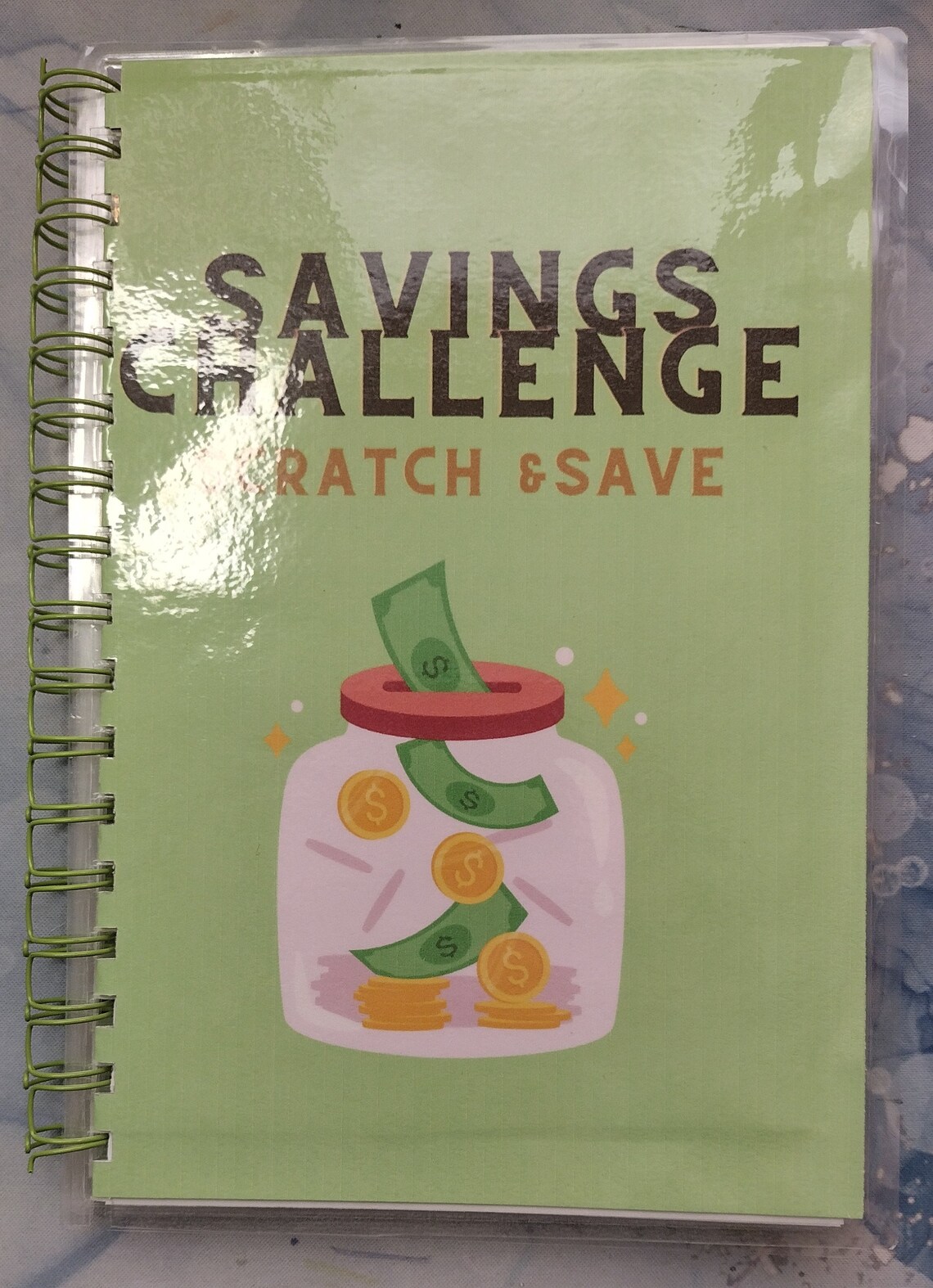 Scratch and Save Challenge Envelope Book, Handmade, Savings Challenges ...