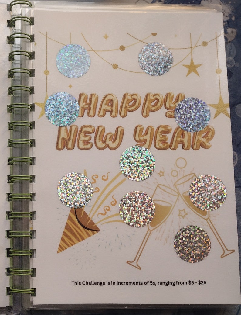 Scratch and Save Challenge Envelope Book, Handmade, Savings Challenges ...