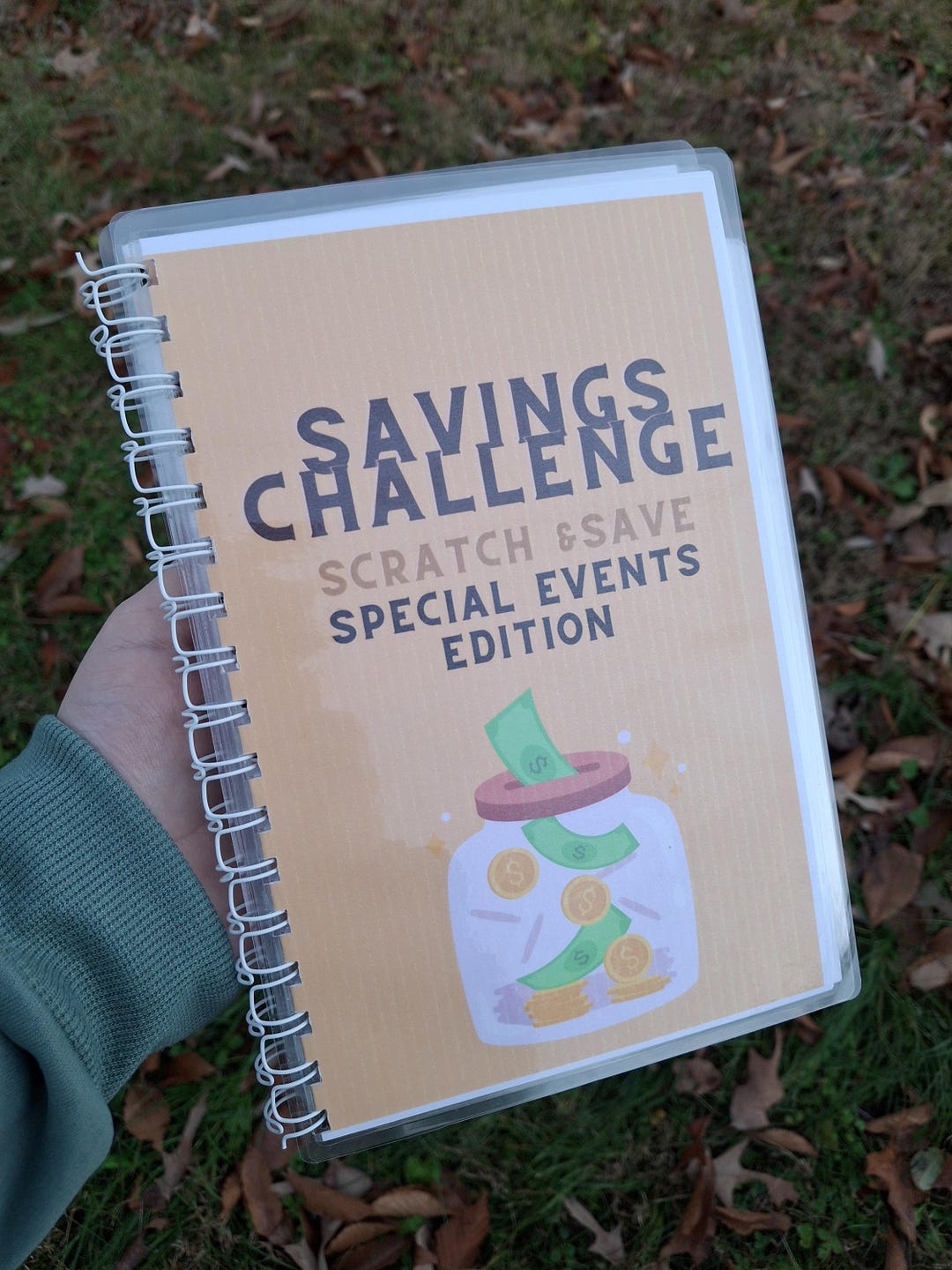 Scratch and Save Challenge Envelope Book, Handmade, Savings Challenges ...