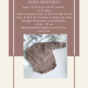 PDF Knitting Pattern Baby Bodysuit - Etsy