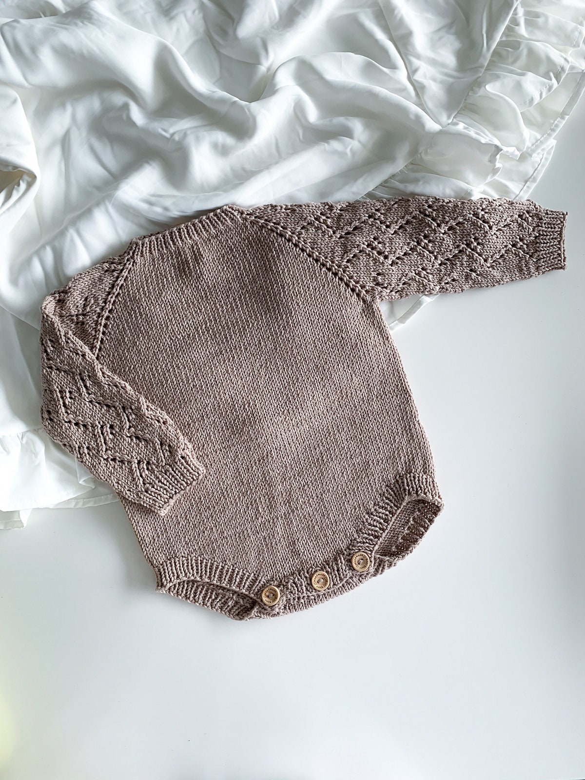 PDF Knitting Pattern Baby Bodysuit - Etsy