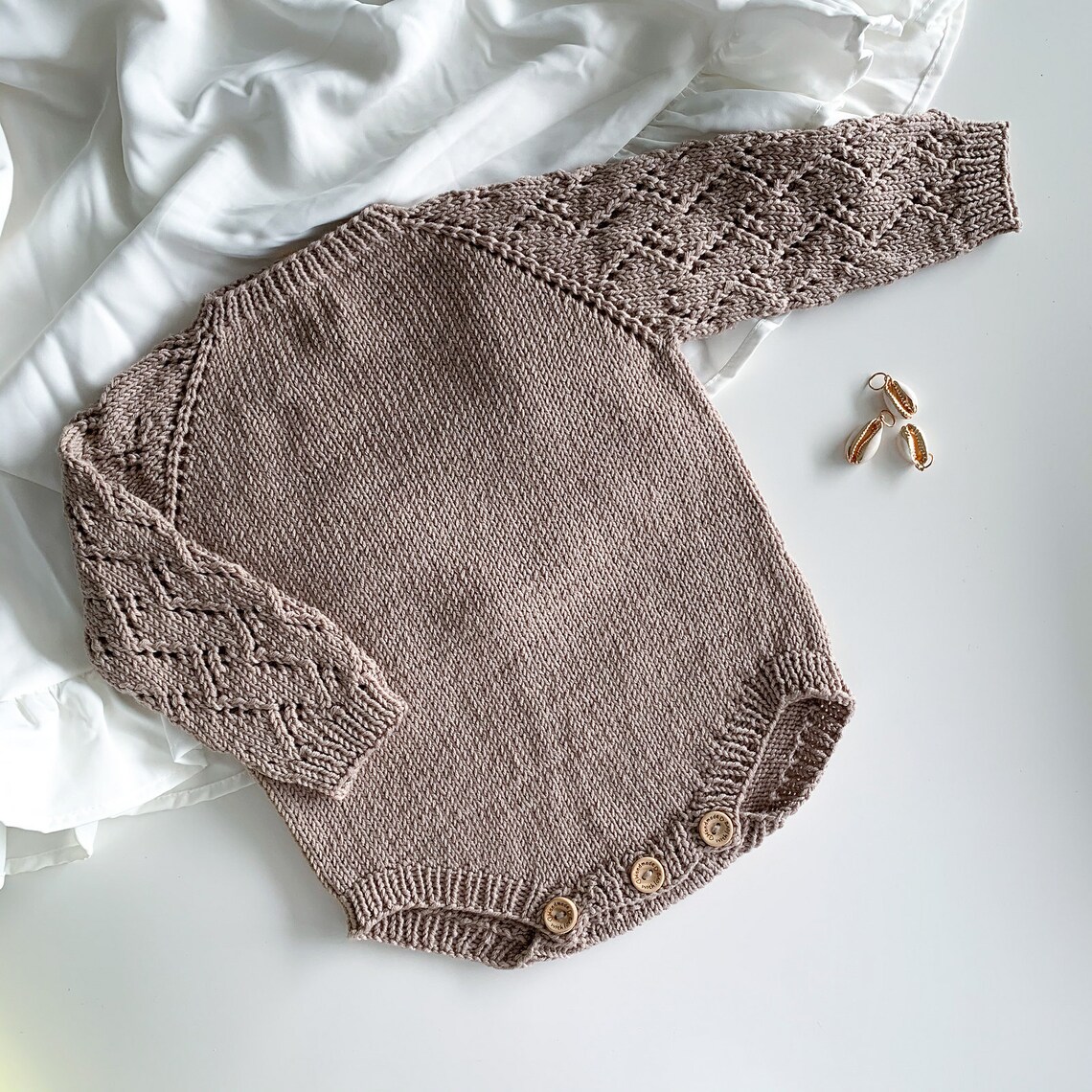 PDF Knitting Pattern Baby Bodysuit - Etsy