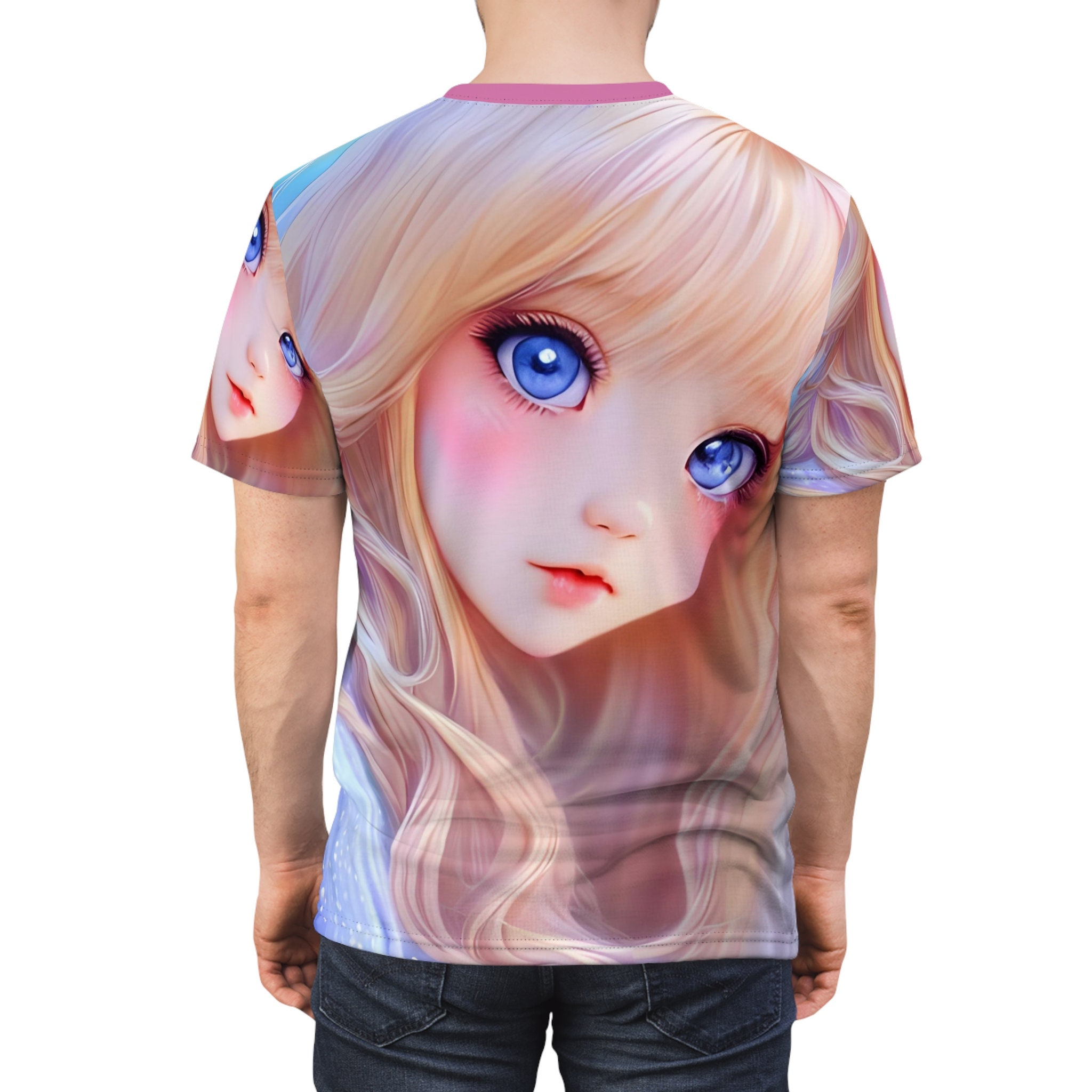 Anime Girl T-shirt - Unique Anime Lover Gift - Unisex Cut & Sew Tee - Etsy