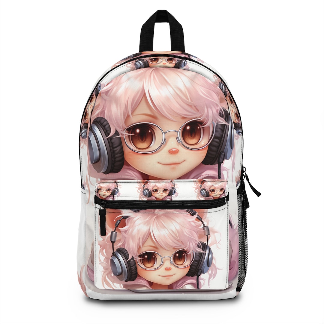 Kawaii Anime Girl Backpack | Cool Backpack | Back to School Essential ...