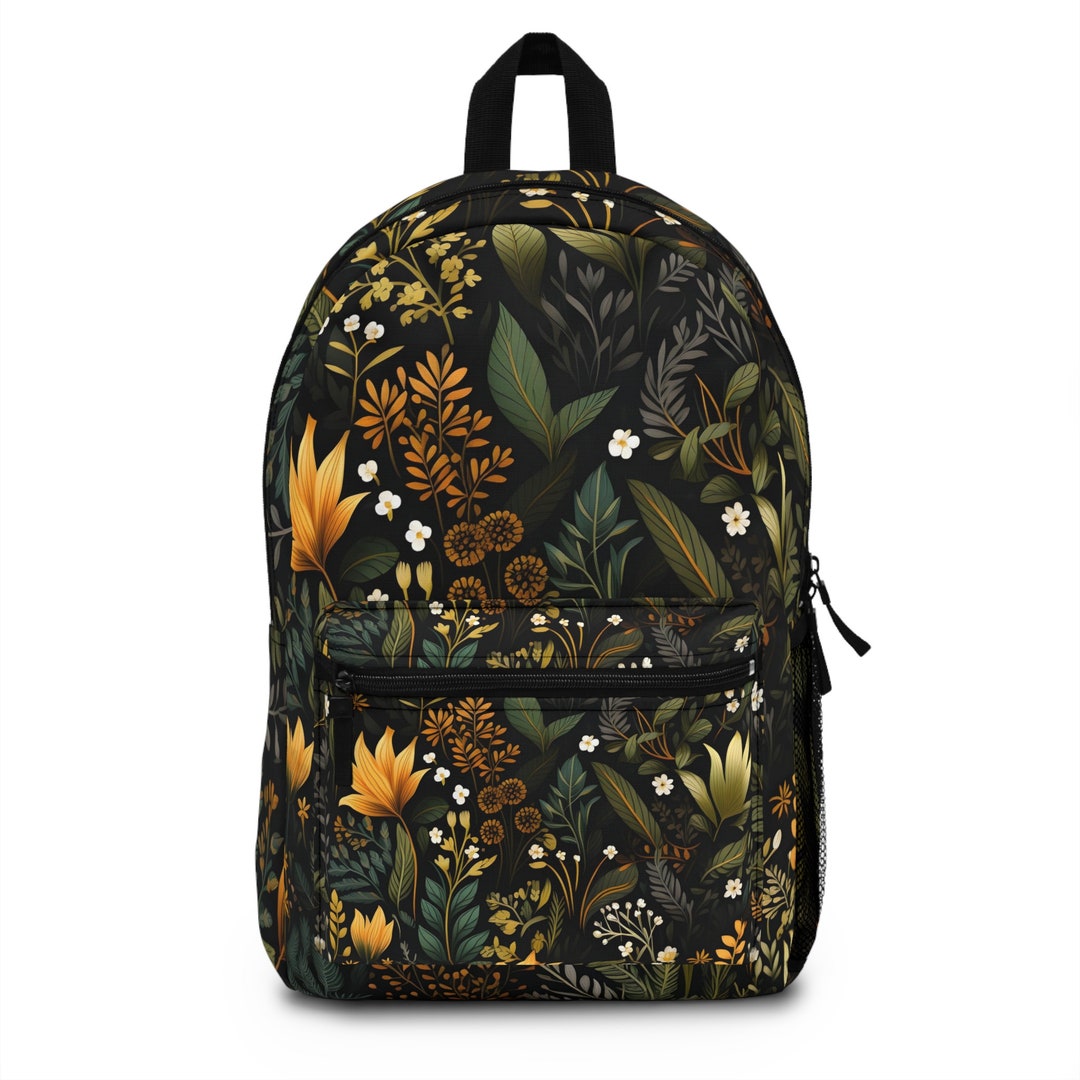 Boho Backpack Featuring Gorgeous Nature Pattern - Perfect for Everyday ...