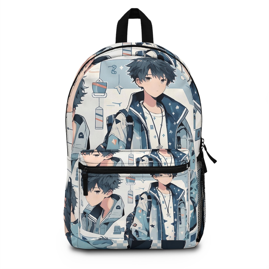 Adorable Anime Backpack With Boy Character Design - Etsy