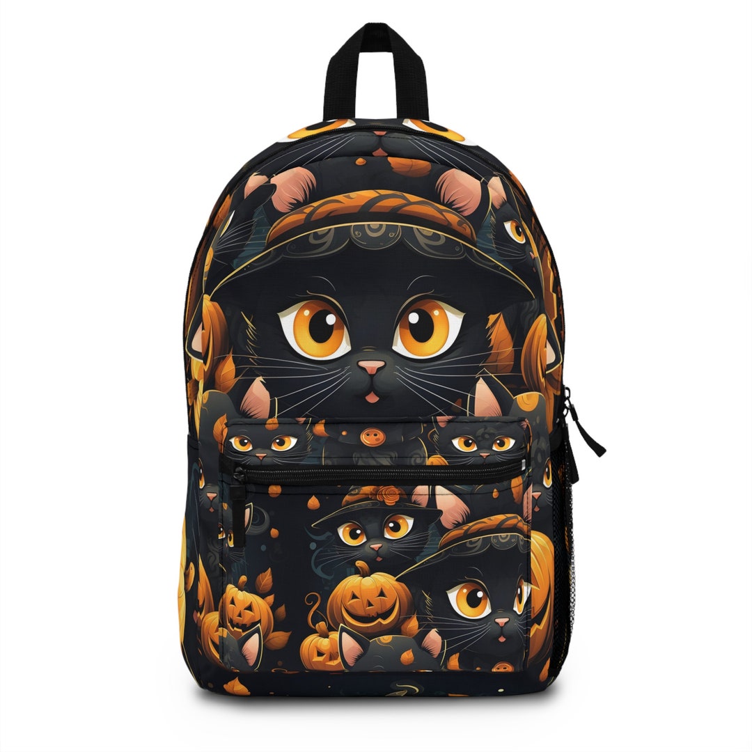 Black Cat Backpack - Spook up Your Back to School With This Halloween ...